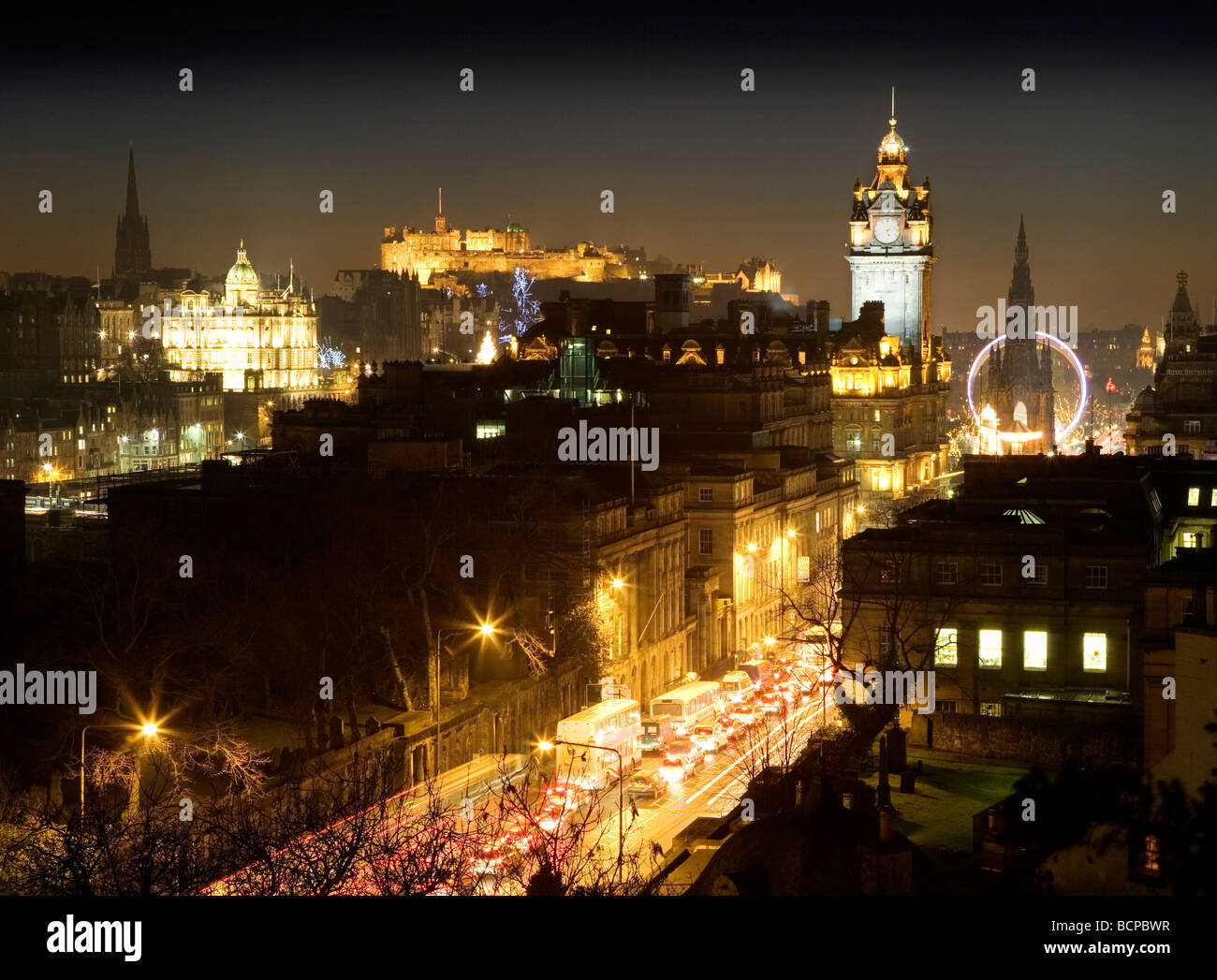 City at night from the air hi-res stock photography and images - Alamy