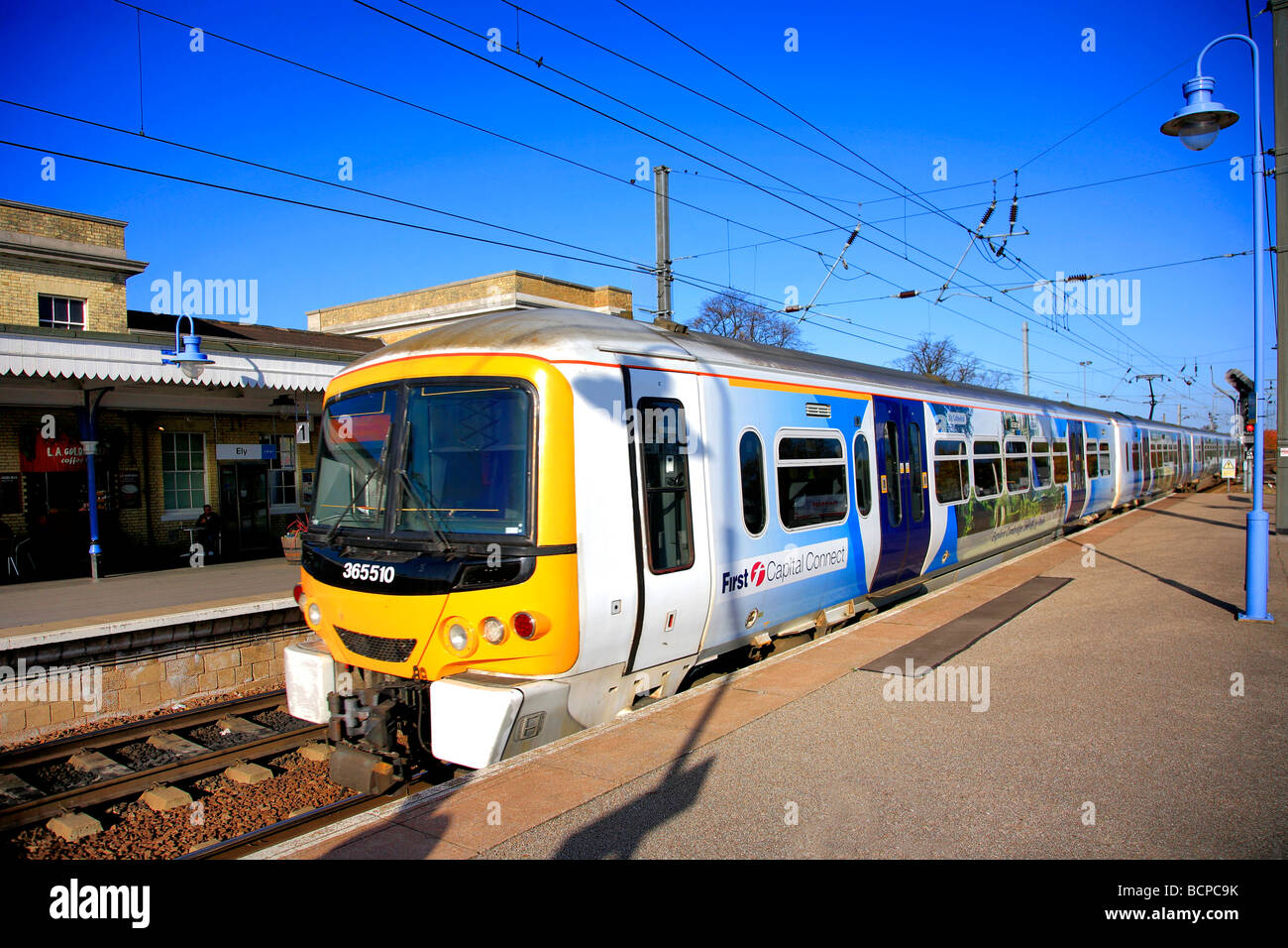 365510 First Capital Connect High Speed Electric Train Ely City Station ...