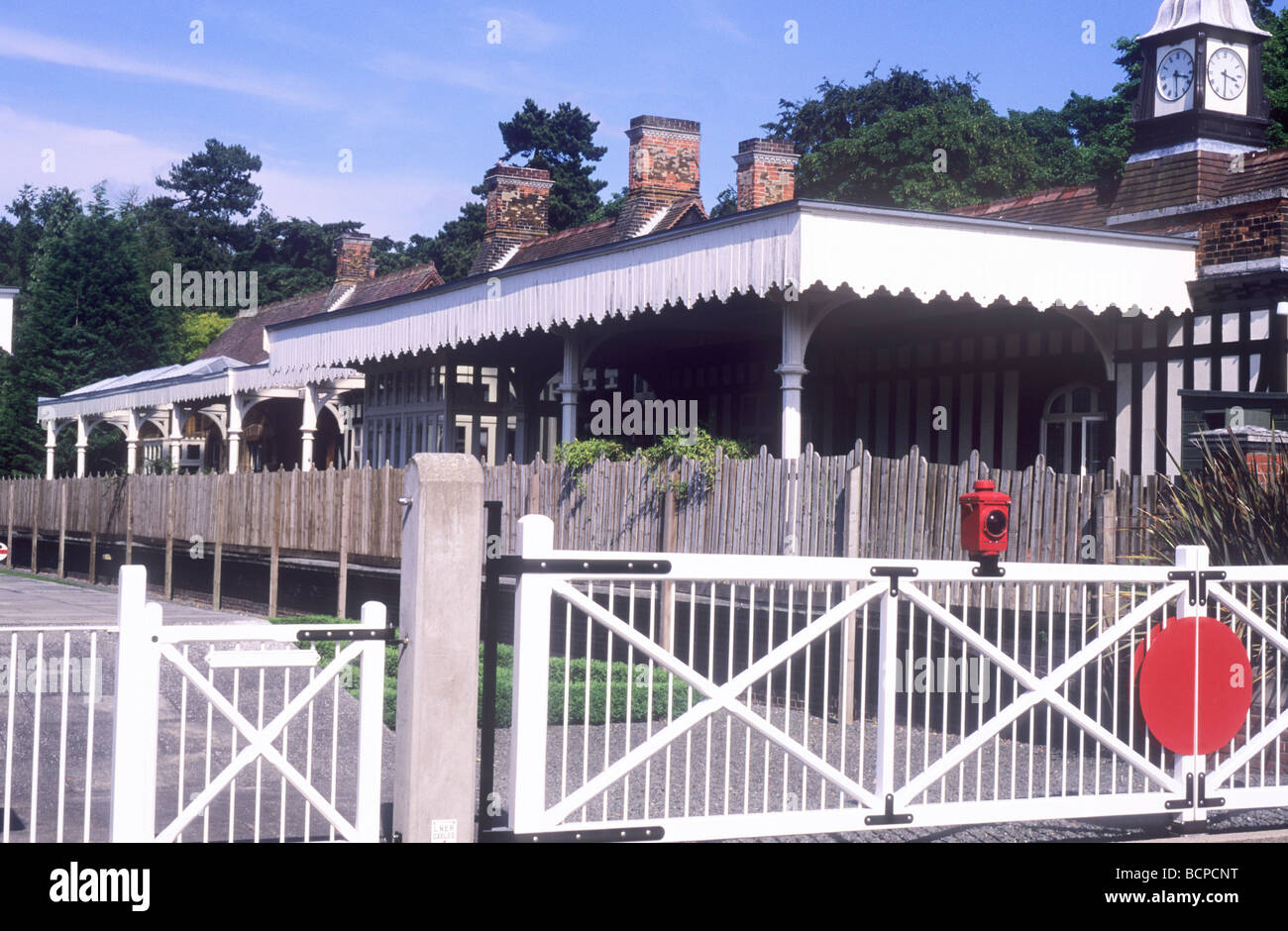 Wolferton Railway Station platform Norfolk victorian architecture ...