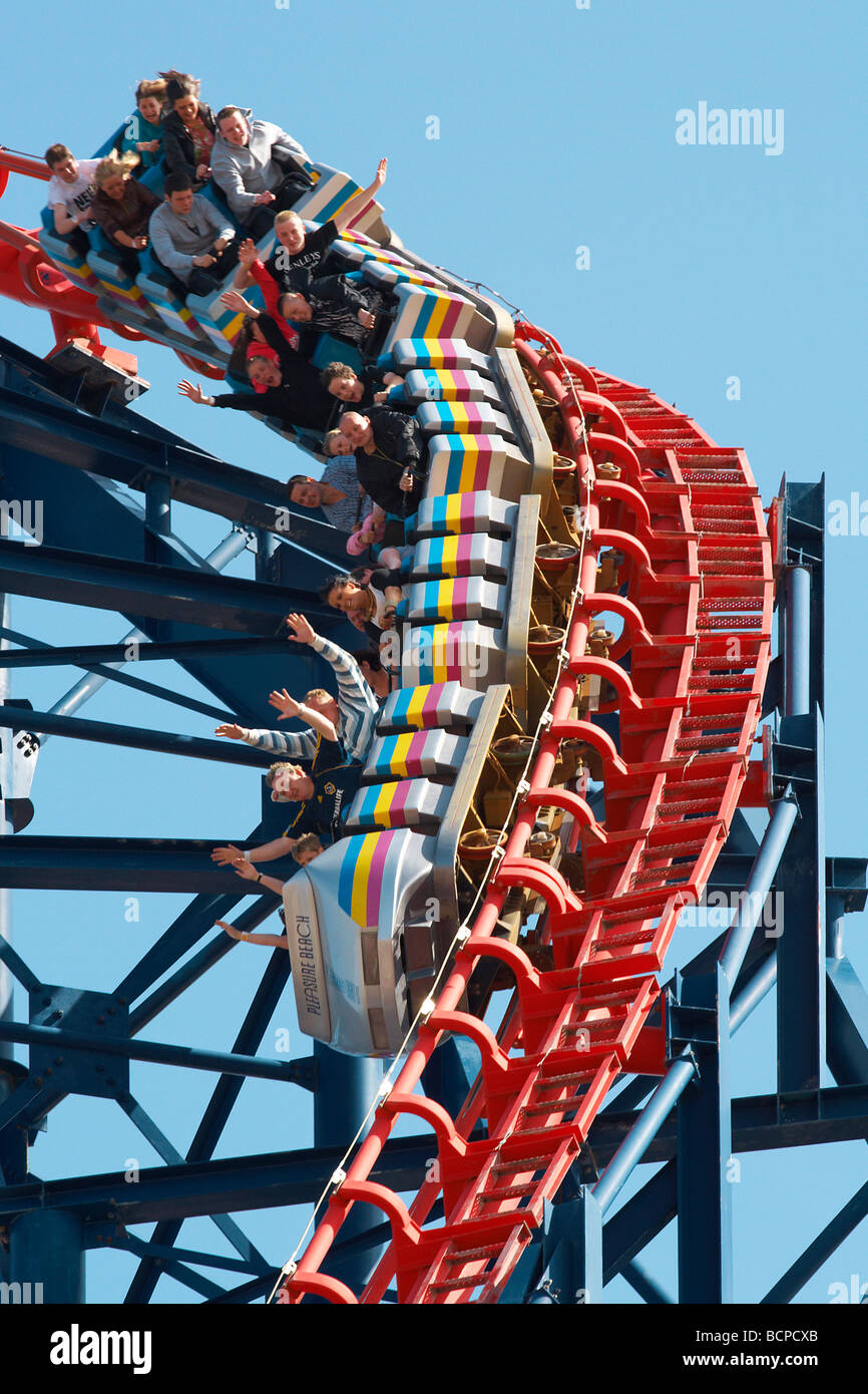 Pepsi Max Big One Roller Coaster High Resolution Stock Photography and ...