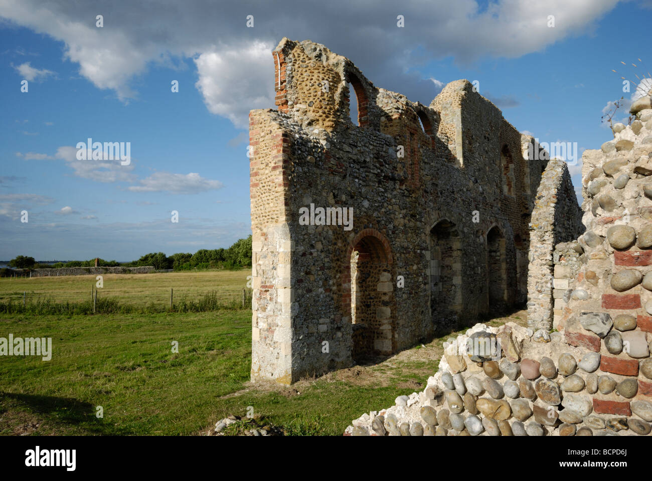 The medieval Fransican friary known as 'Dunwich Greyfriars'. Dunwich ...