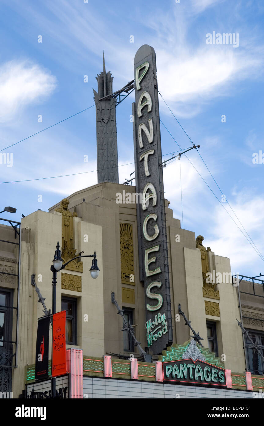 Pantages theatre exterior hi-res stock photography and images - Alamy