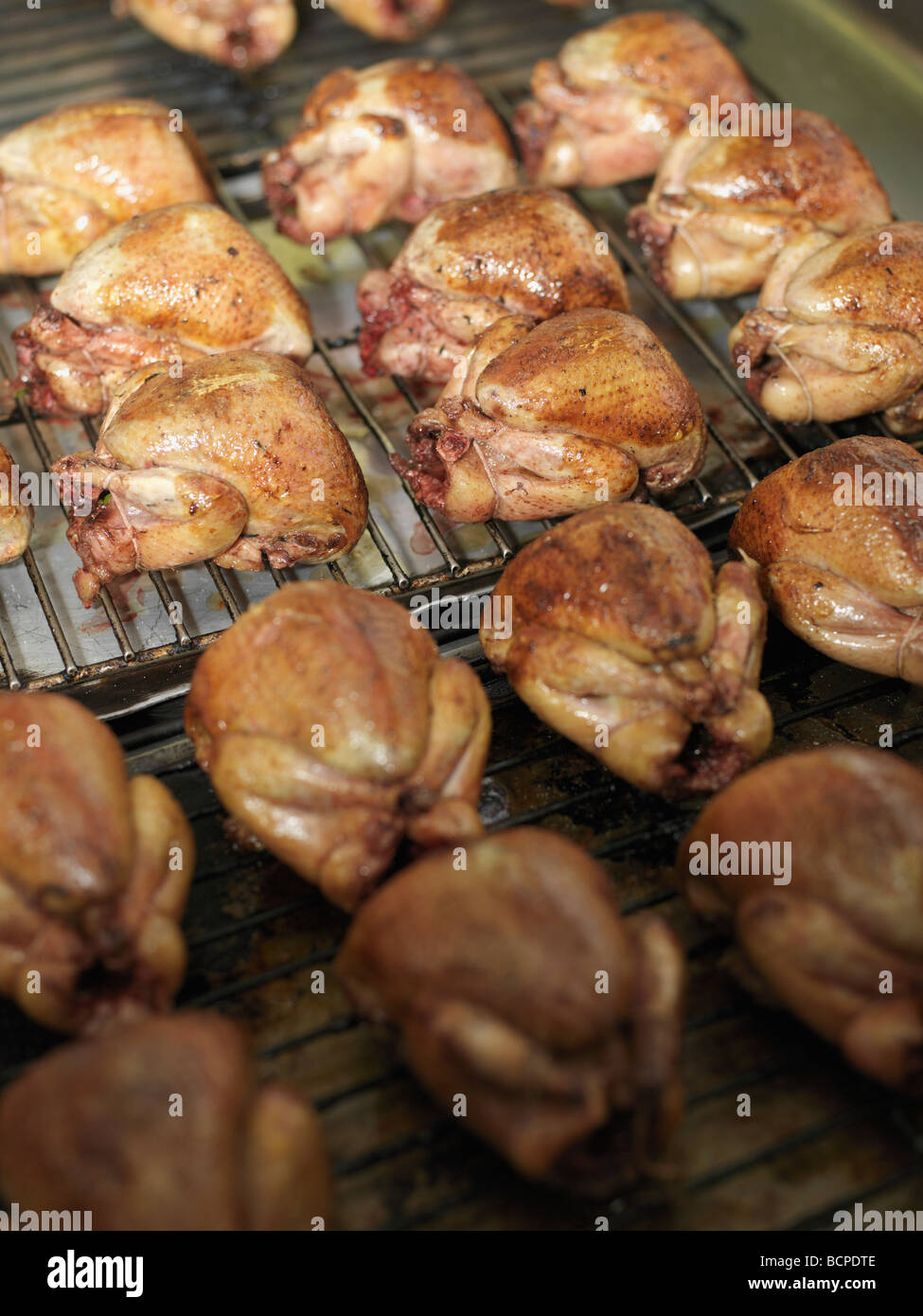 Roasted chickens or poulet Stock Photo - Alamy