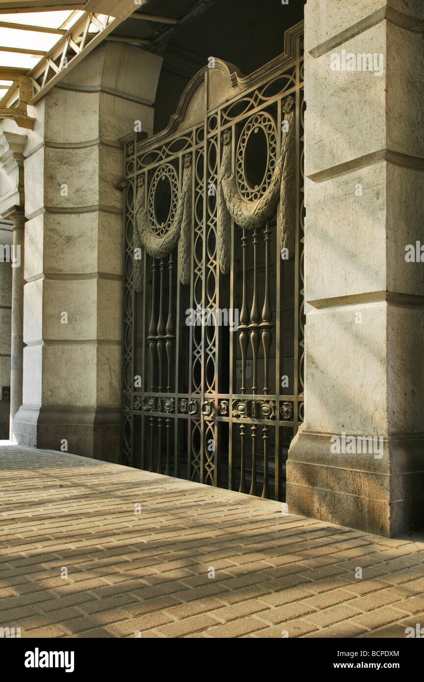 The gate of No. 2 Shanghai Club Building, The Bund, Shanghai, China ...