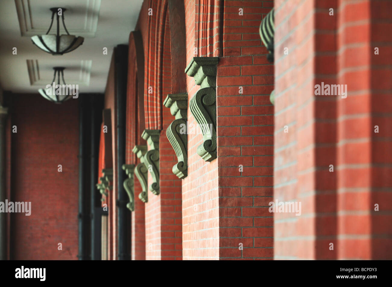 Corridor of No. 9 The China Merchants Company Building, Shanghai, China ...