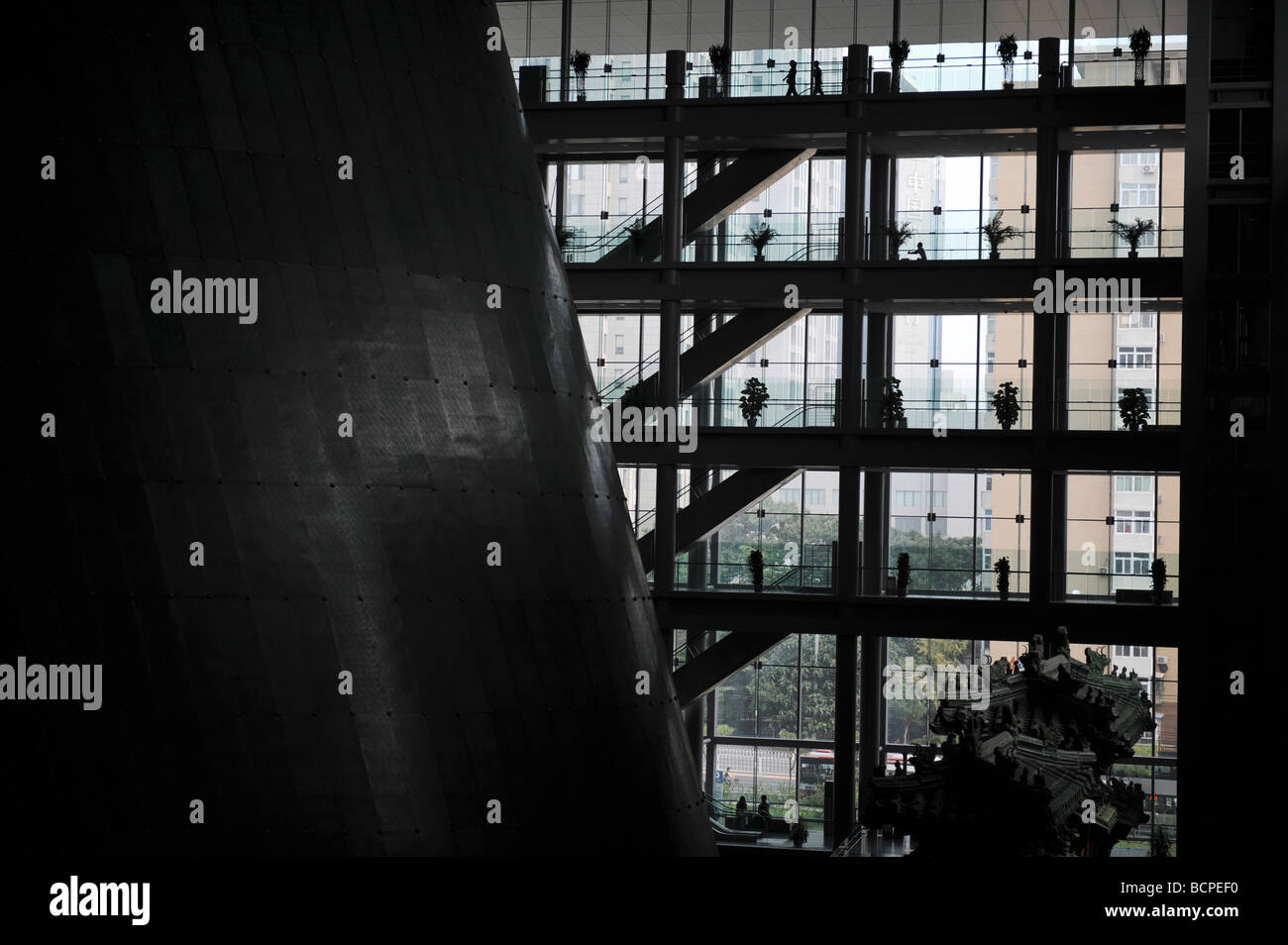 Interior of Capital Museum, Beijing, China Stock Photo - Alamy