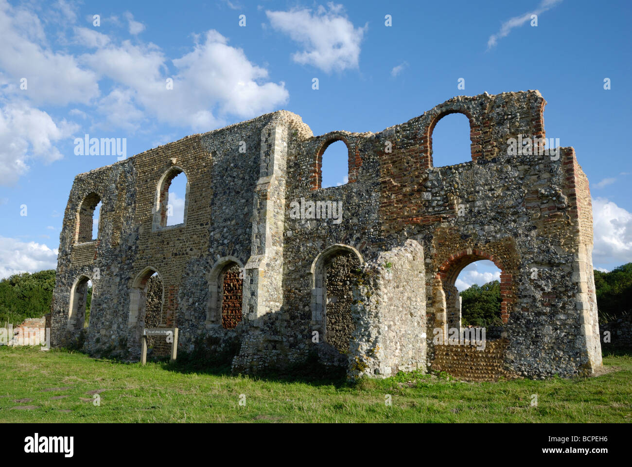 The medieval Fransican friary known as 'Dunwich Greyfriars'. Dunwich ...