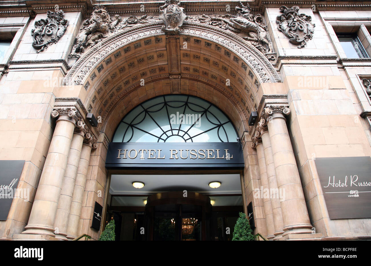 Hotel Russell, Russell Square, London Stock Photo - Alamy
