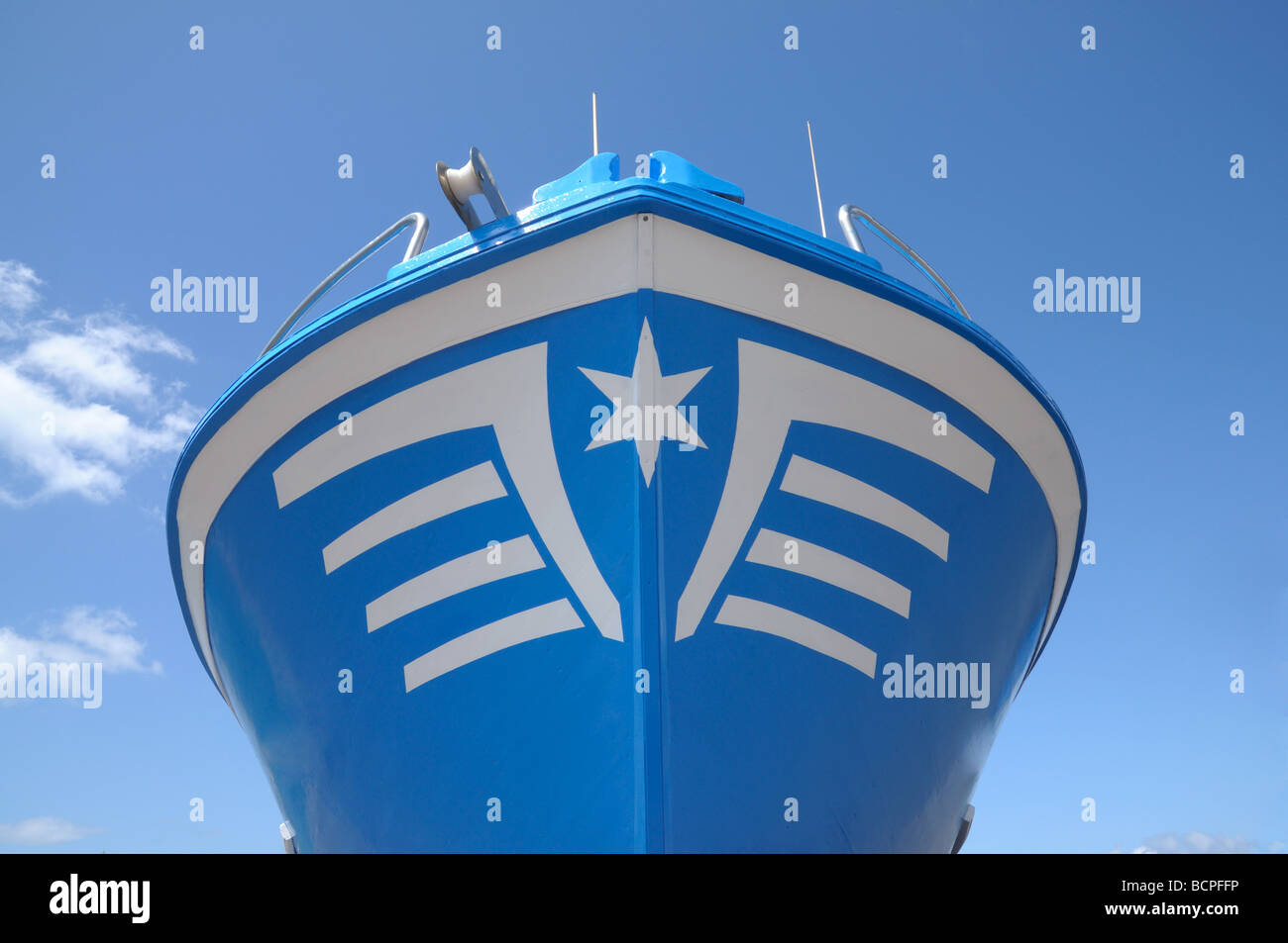 Blue bow ship hi-res stock photography and images - Alamy