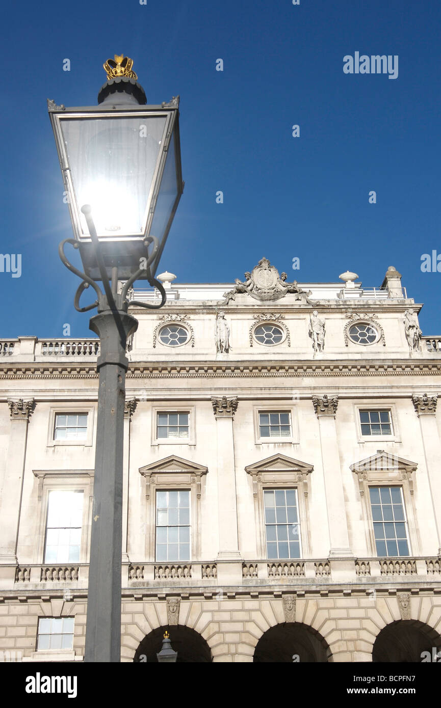 Somerset House London Lamp Neoclassical Building Architecture Stock ...