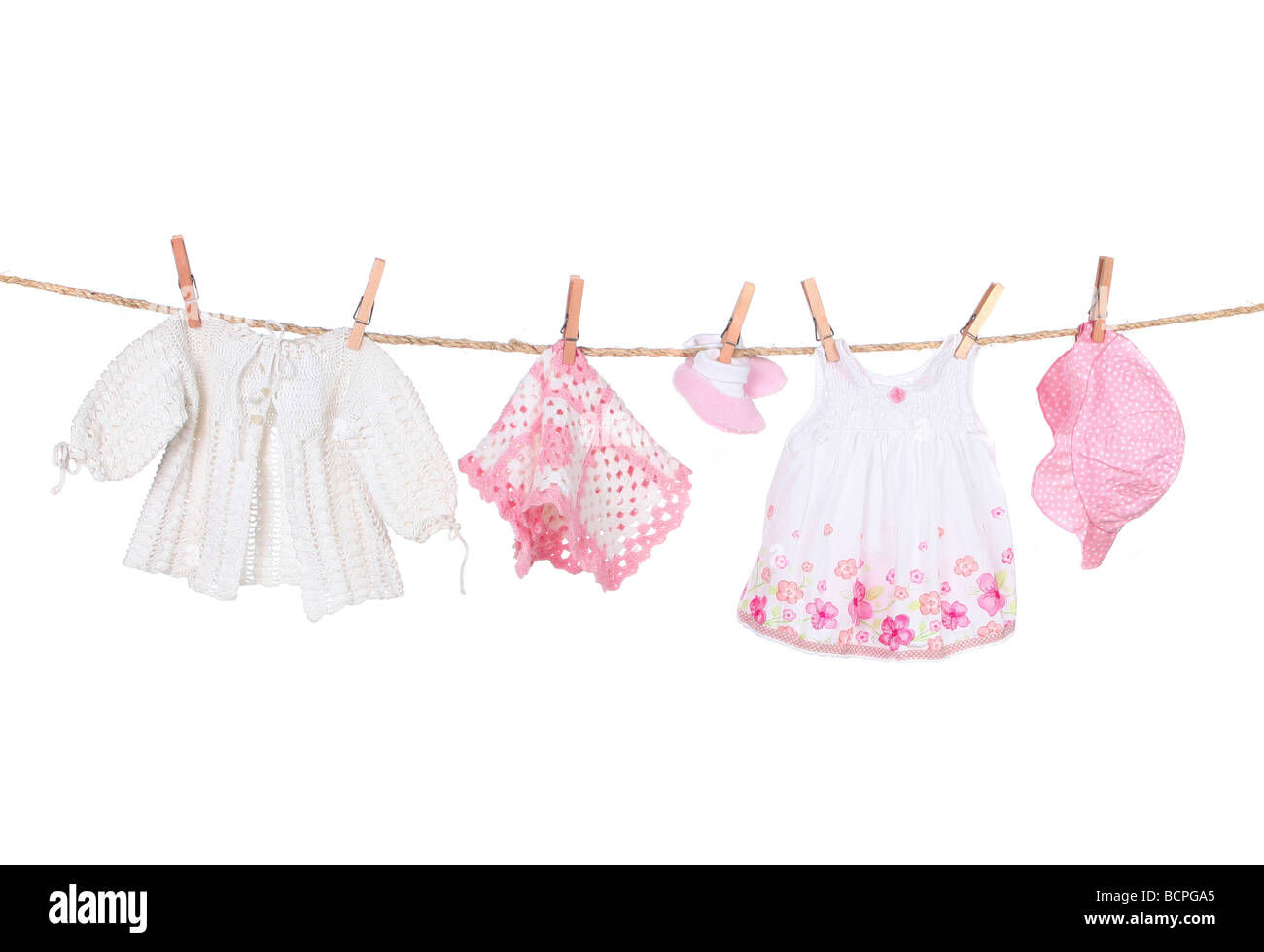 Baby in white clothes hi-res stock photography and images - Alamy
