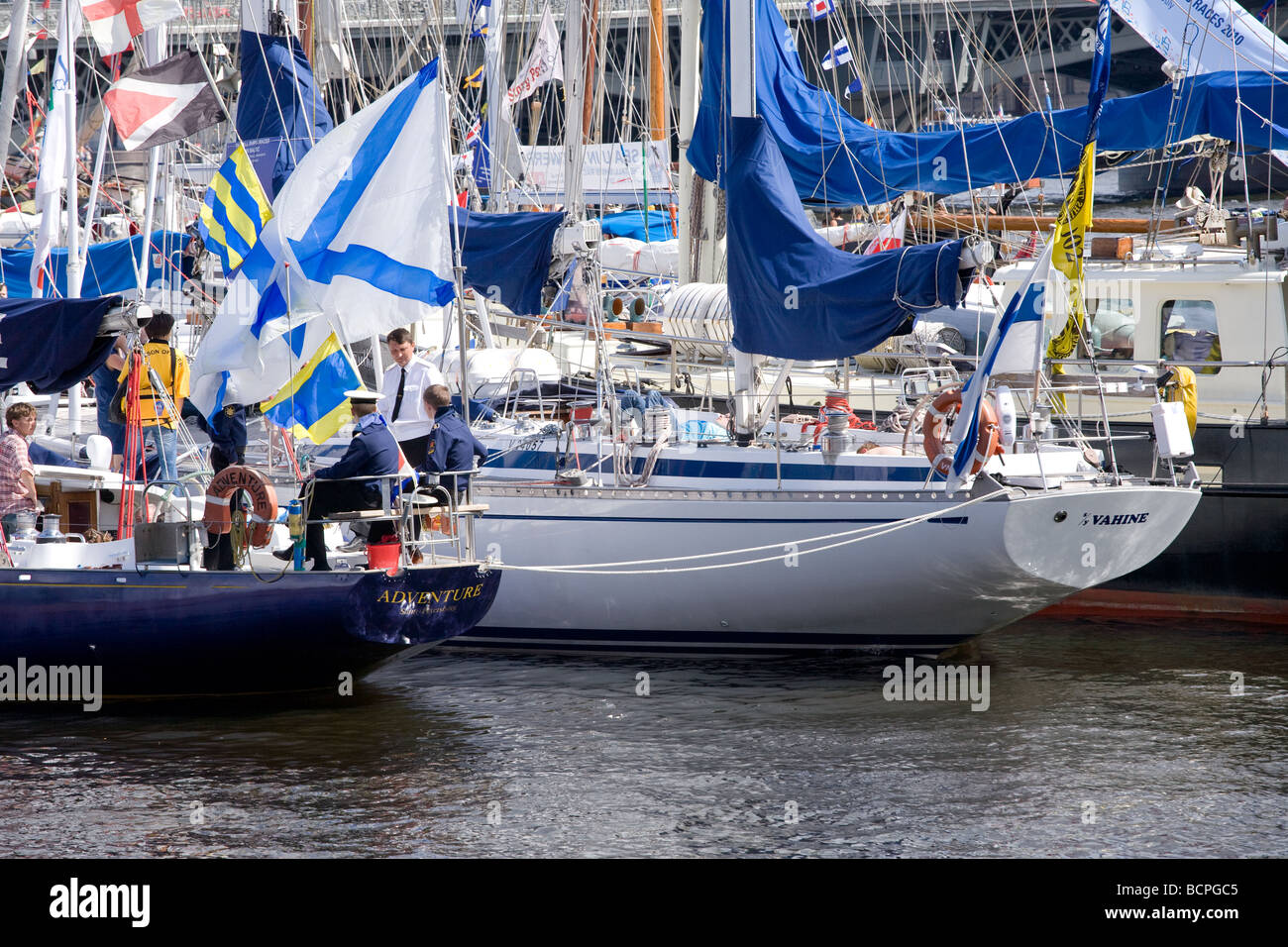 tall ships race 2009 in Saint-Petersburg Stock Photo - Alamy