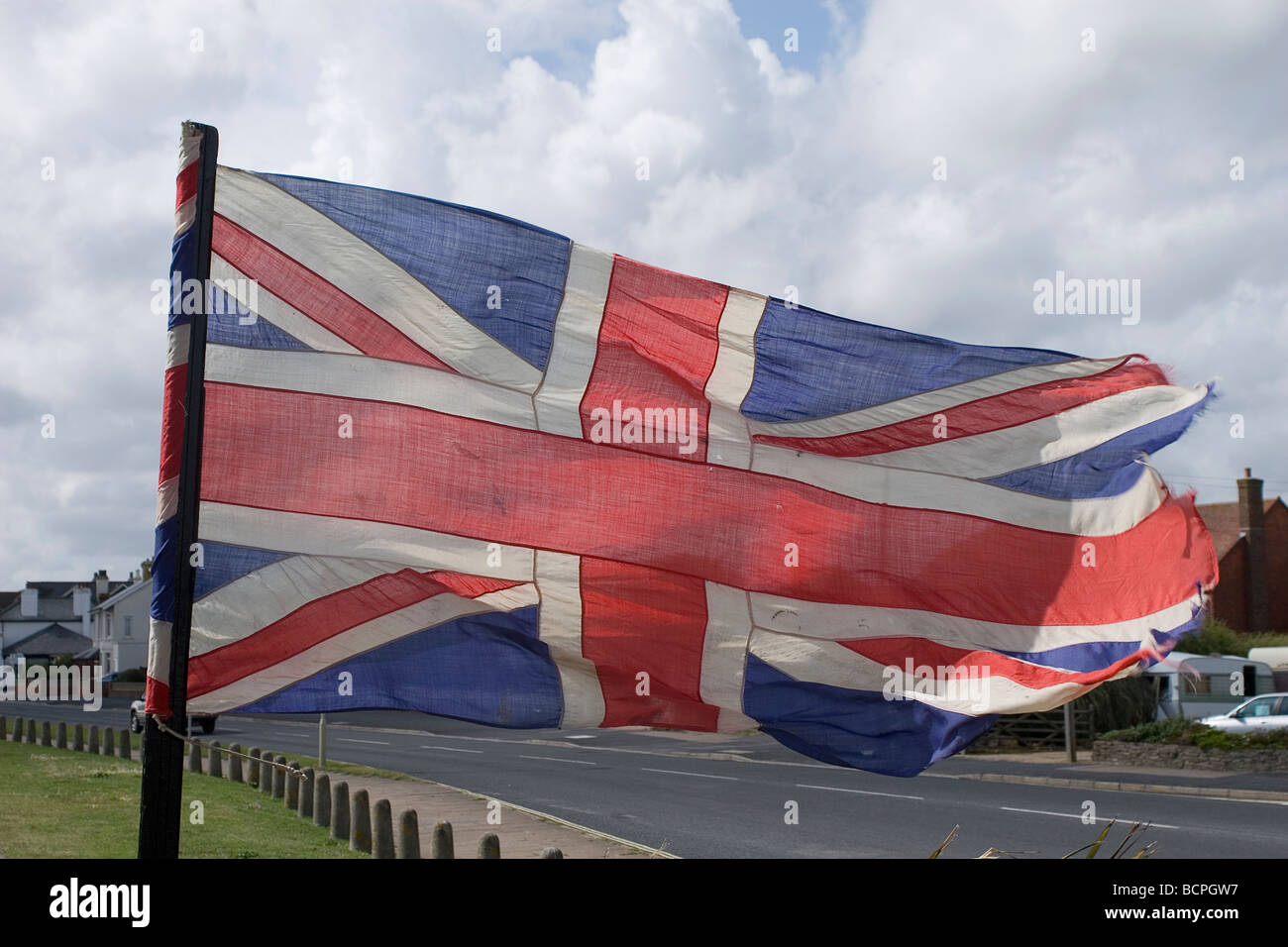 British Flag Flying Stock Photo - Alamy