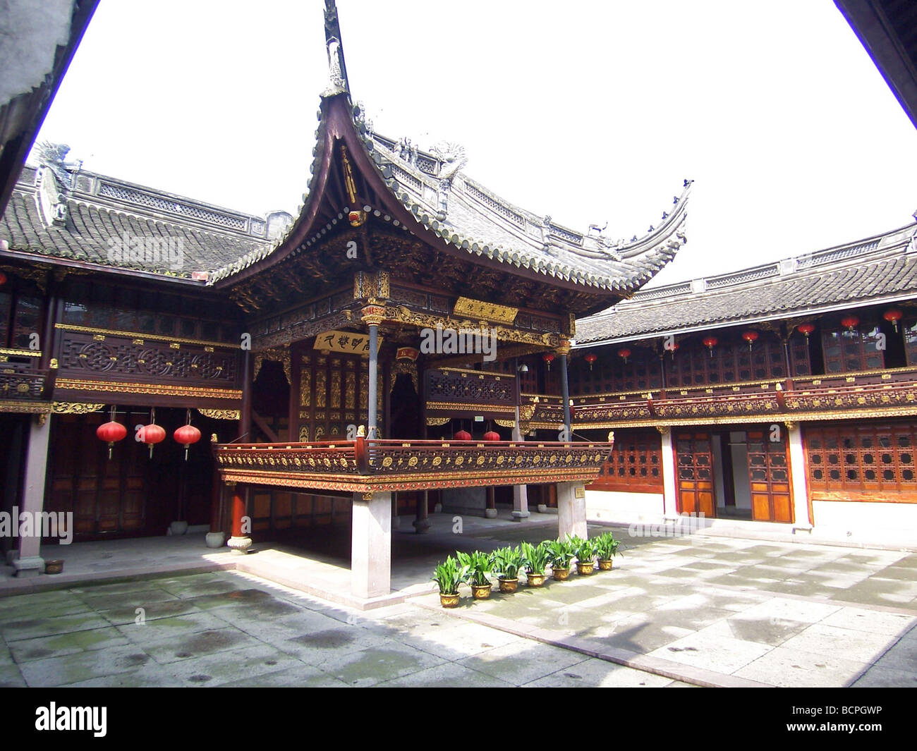 Stage of Tianyi Pavillion, Ningbo, the oldest private library in China ...