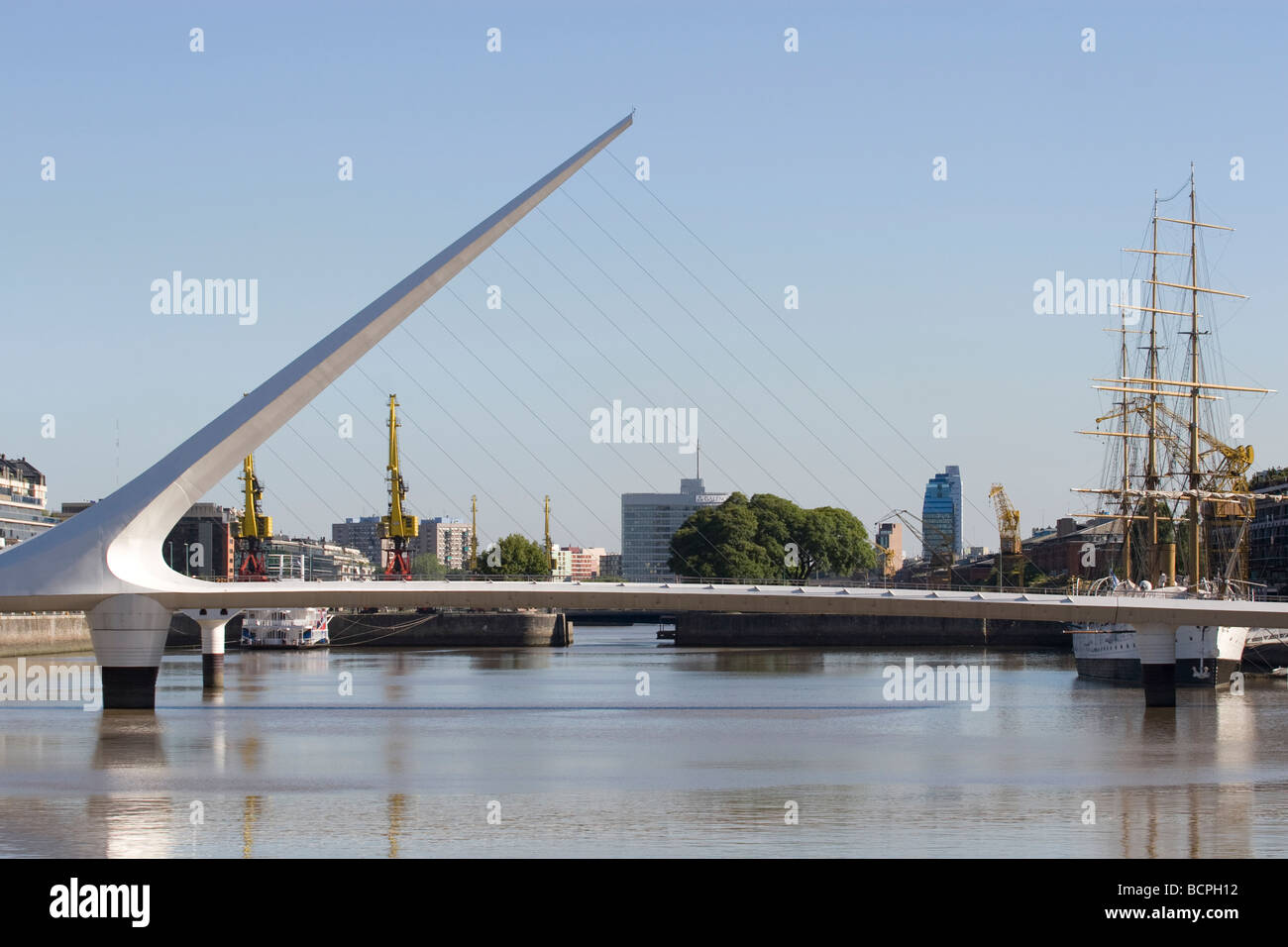 South America Argentina Buenos Aires Capital City Port Bridge Santiago ...