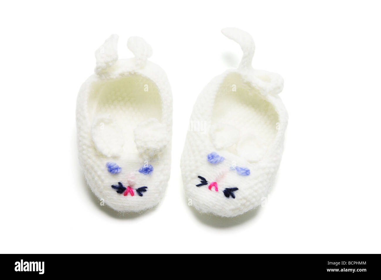 Knitted booties cutout hi-res stock photography and images - Alamy
