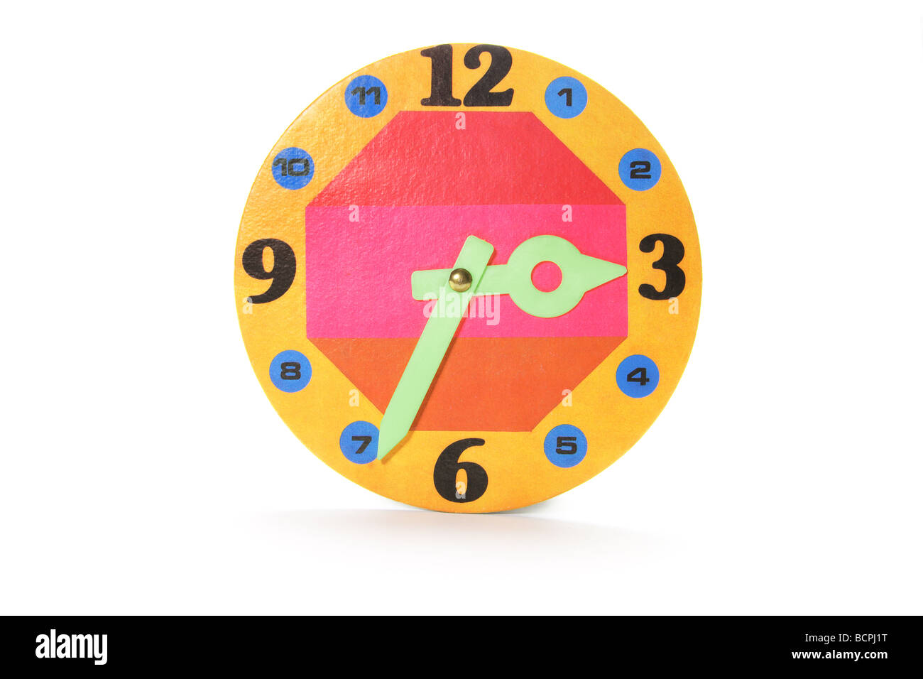 Colourful clock isolated hi-res stock photography and images - Alamy