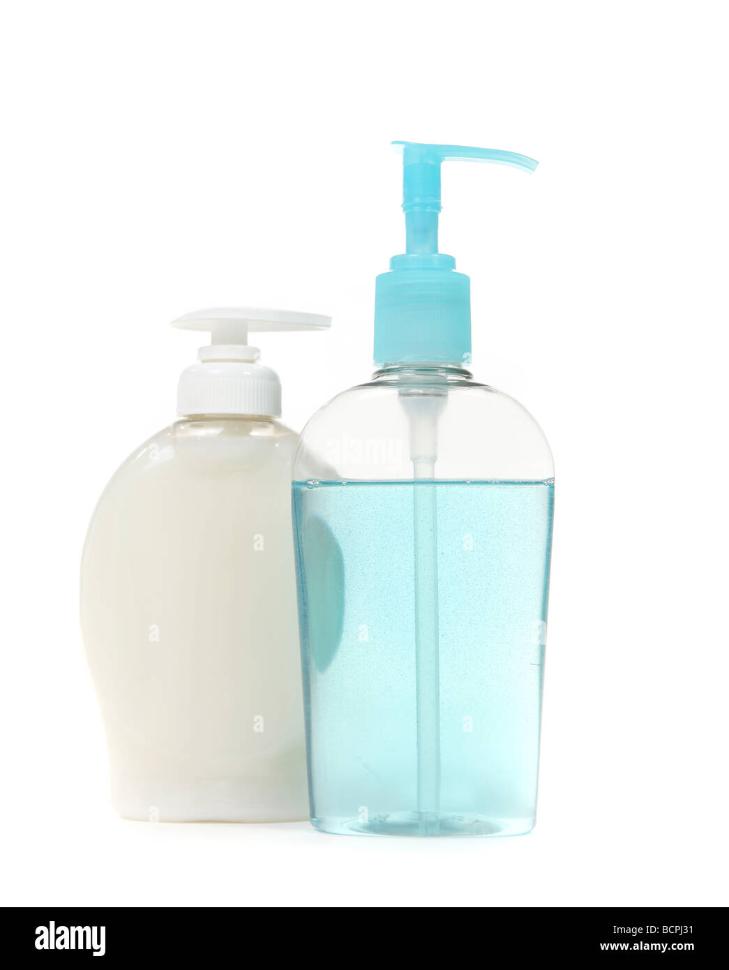 Colorful Antibacterial Handwashing Soap Isolated on White Background ...