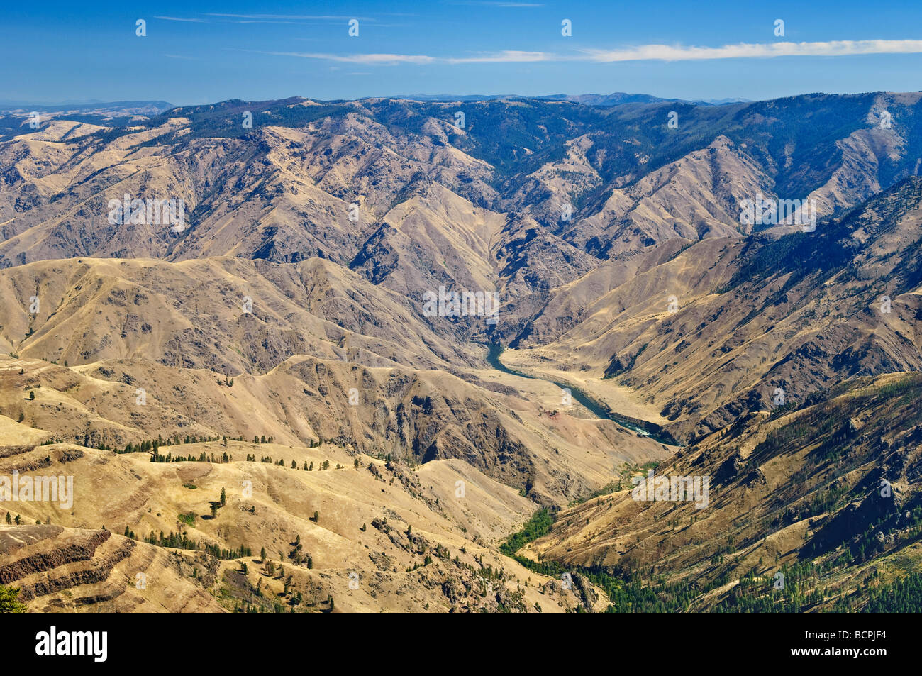Hells Canyon and the Snake River from Hat Point Lookout Hells Canyon ...