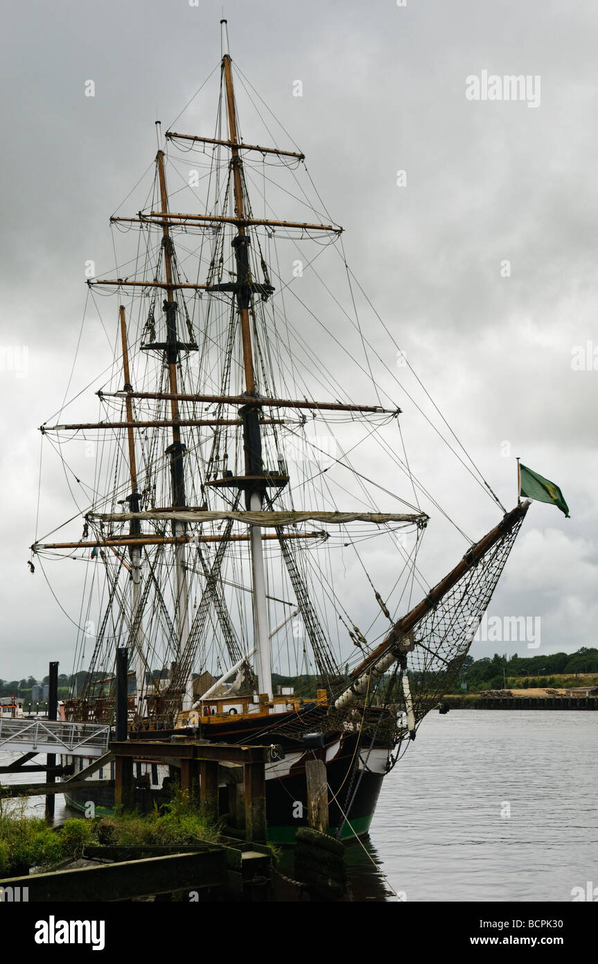 Dunbrody Famine Ship, New Ross, County Wexford Stock Photo - Alamy