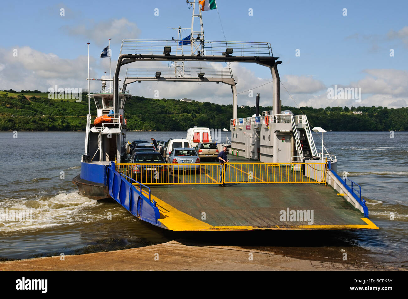 Passage East to Ballyhack Lower passenger and car ferry, County Wexford ...