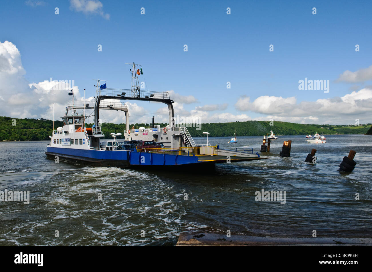 Passage East car ferry, Ballyhack, County Wexford linking to Passage ...