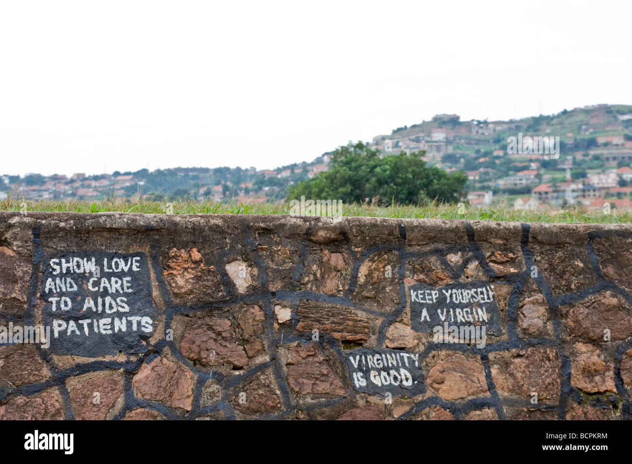hand written good behaviour signs around Kampala junior school ...