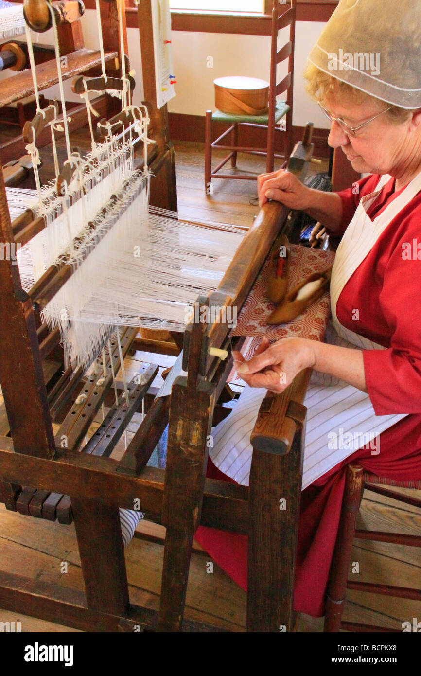 Historic weaving loom High Resolution Stock Photography and Images - Alamy