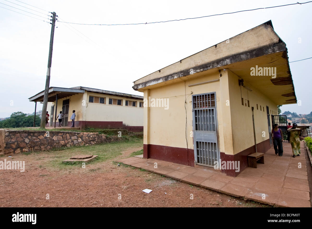 Angled perspective picture of school buildings in Kampala Uganda Stock ...