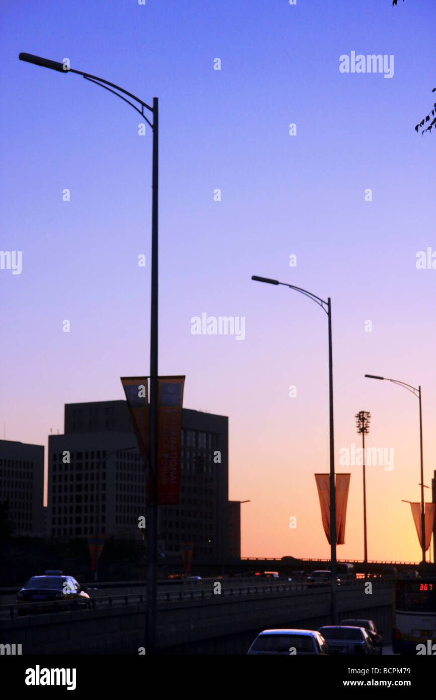 Asia china beijing lights highway hi-res stock photography and images ...