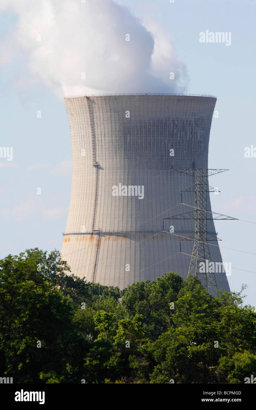 A power station nuclear reactor Davis Besse in Ohio USA US images ...