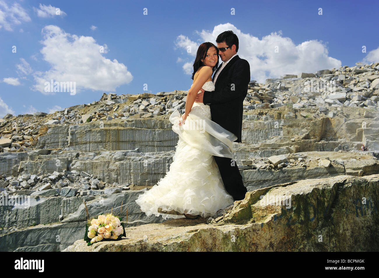 Wedding couple,Couple on wedding day, two, people, outdoor, happiness ...