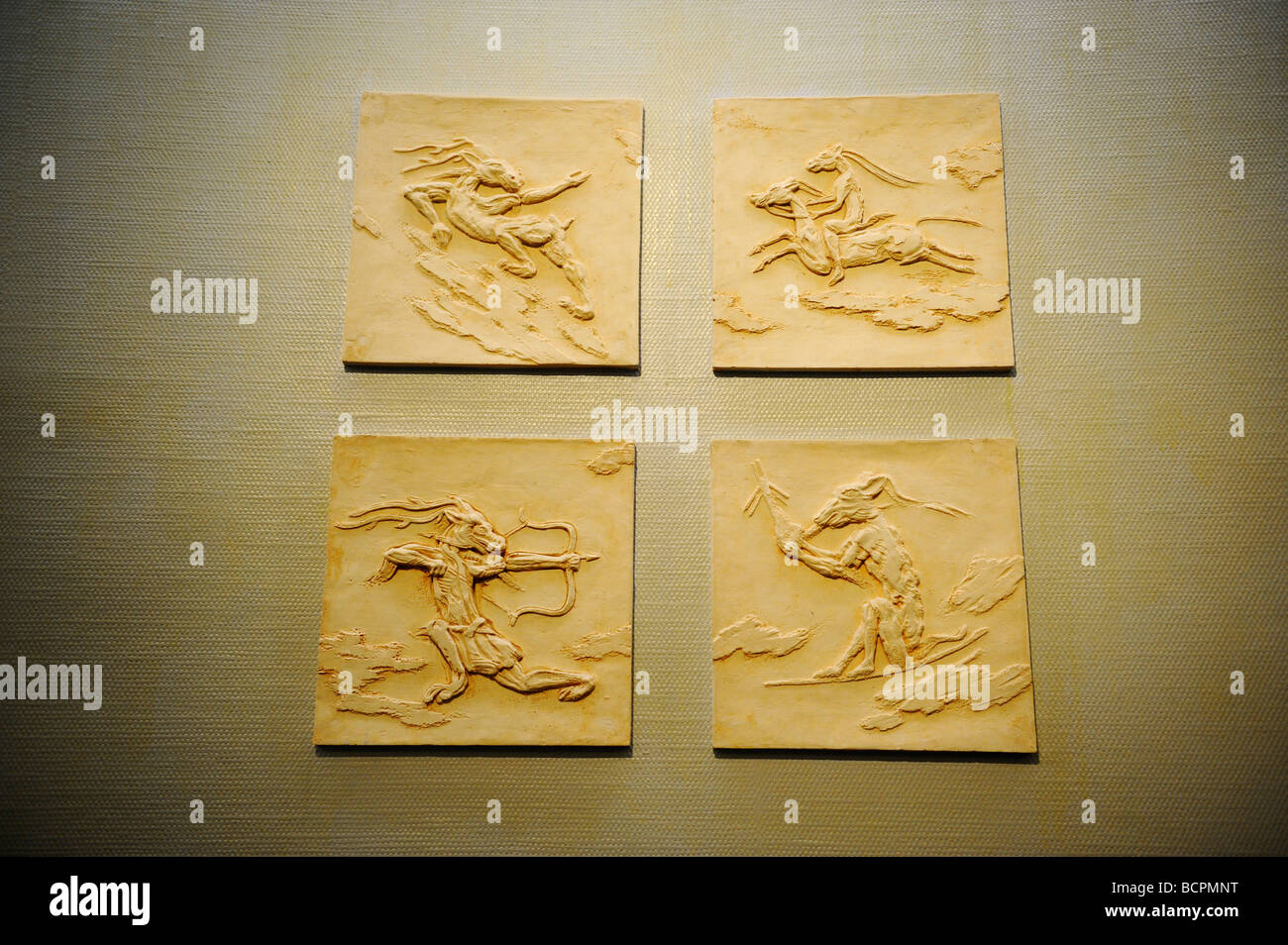 Clay tablets with celestial animals, Mawangdui Han Tomb, Hunan ...