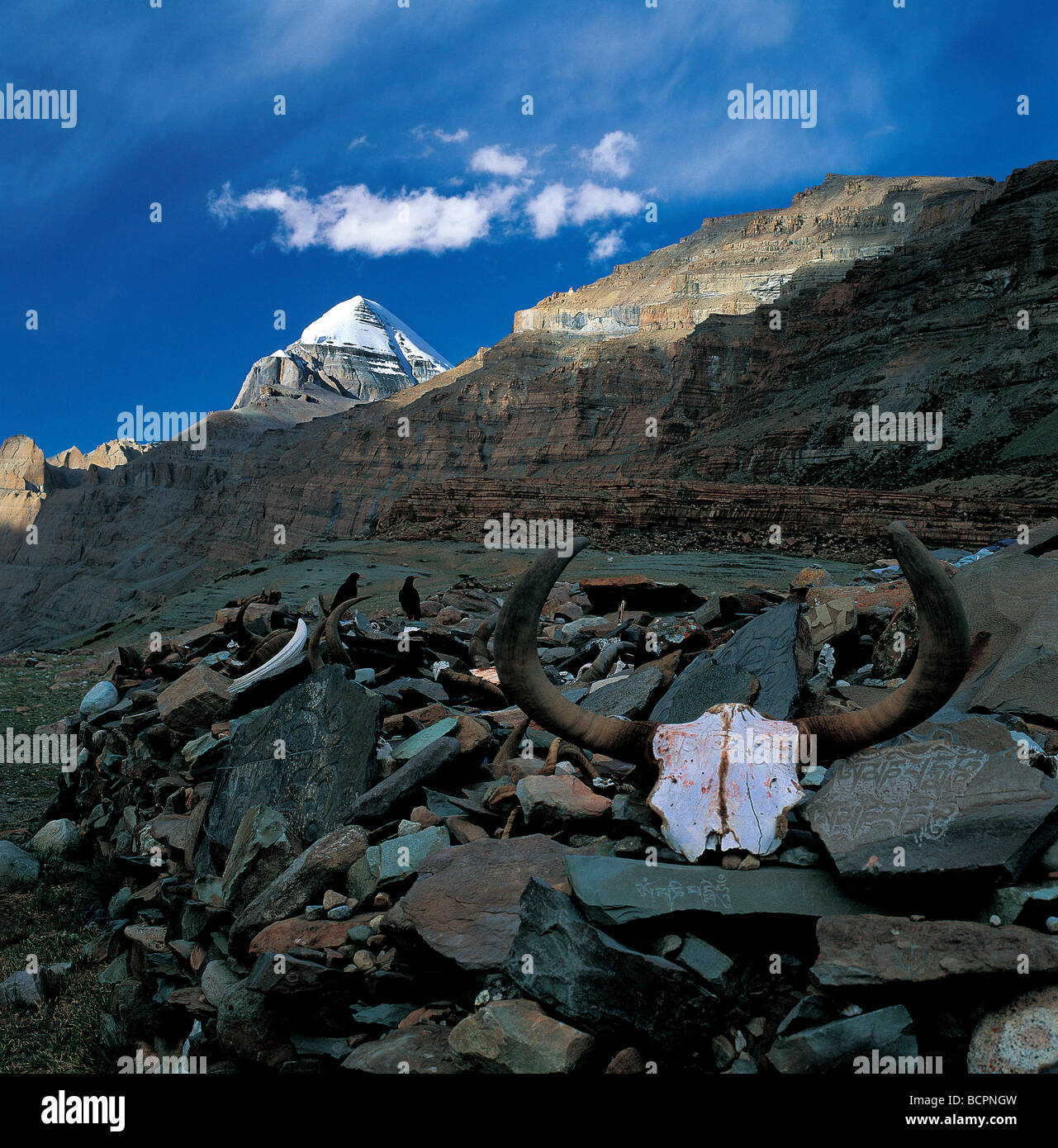 The Holy Peak of Kangrinboqe, Tibet, China Stock Photo - Alamy