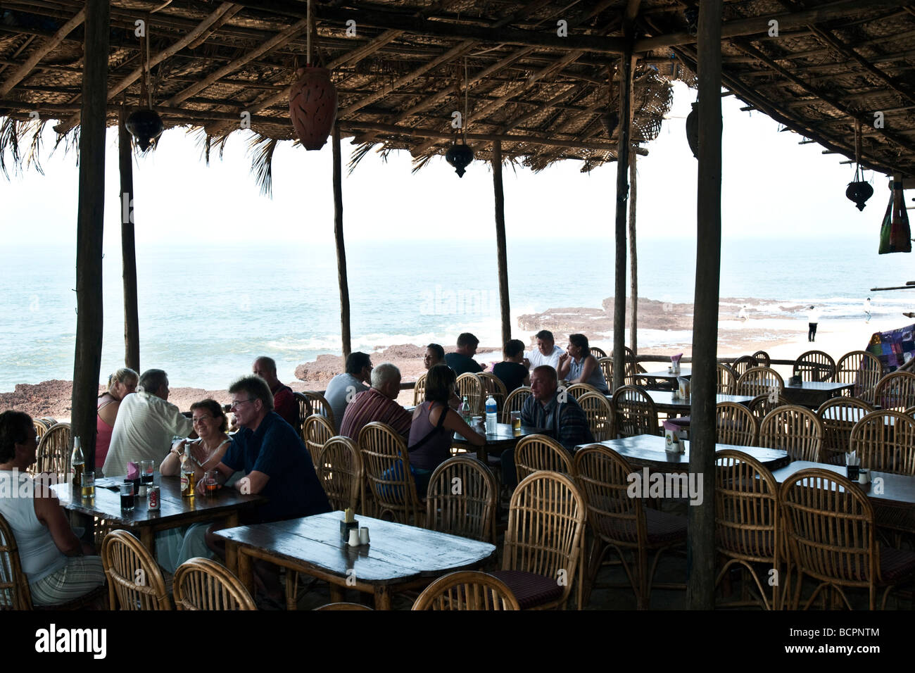Anjuna weekly hippy flea market Goa India Stock Photo - Alamy