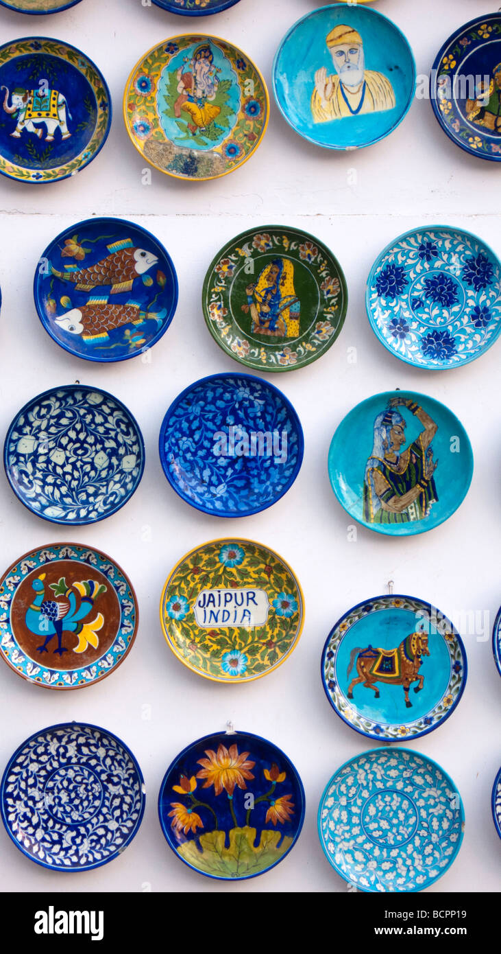 Plate display Jaipur Rajasthan India Stock Photo - Alamy