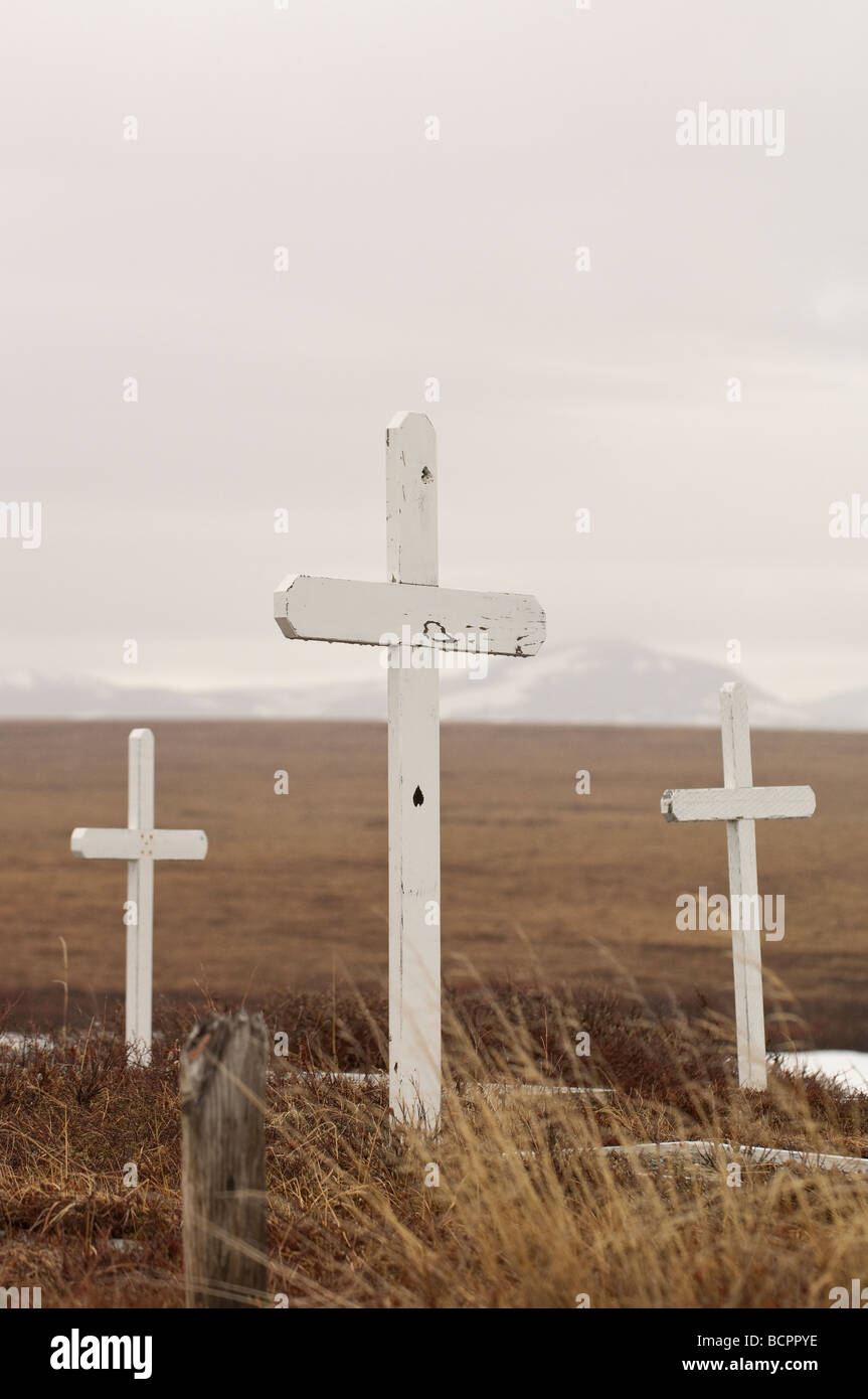 CEMETERY IN SOLOMON ALASKA Stock Photo - Alamy