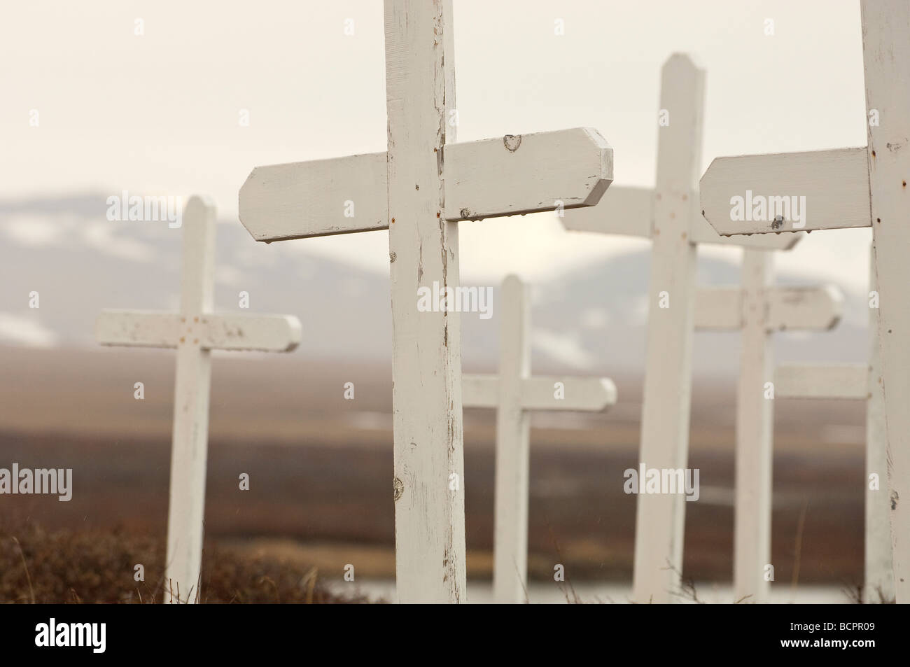 CEMETERY IN SOLOMON ALASKA Stock Photo - Alamy