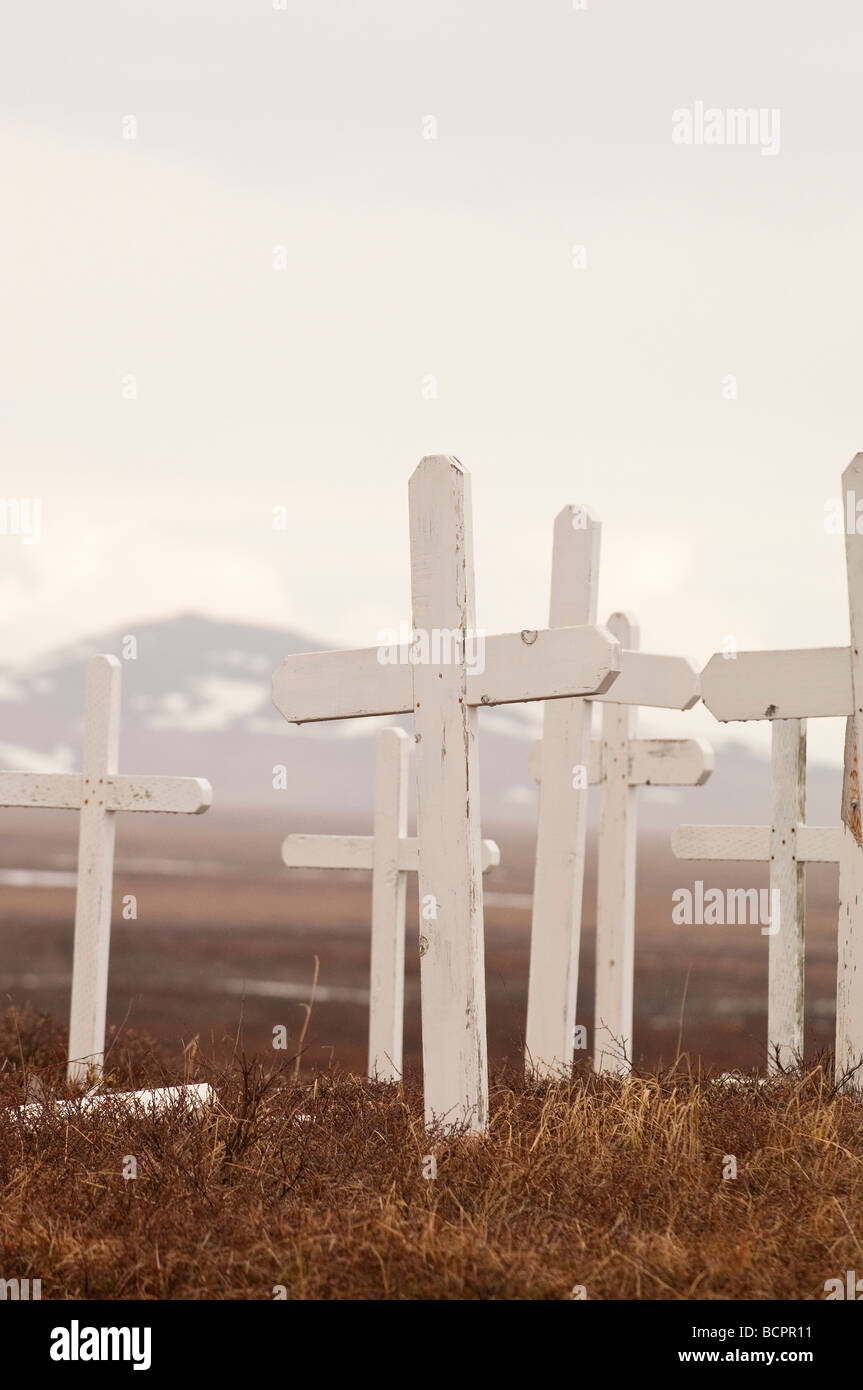 CEMETERY IN SOLOMON ALASKA Stock Photo - Alamy