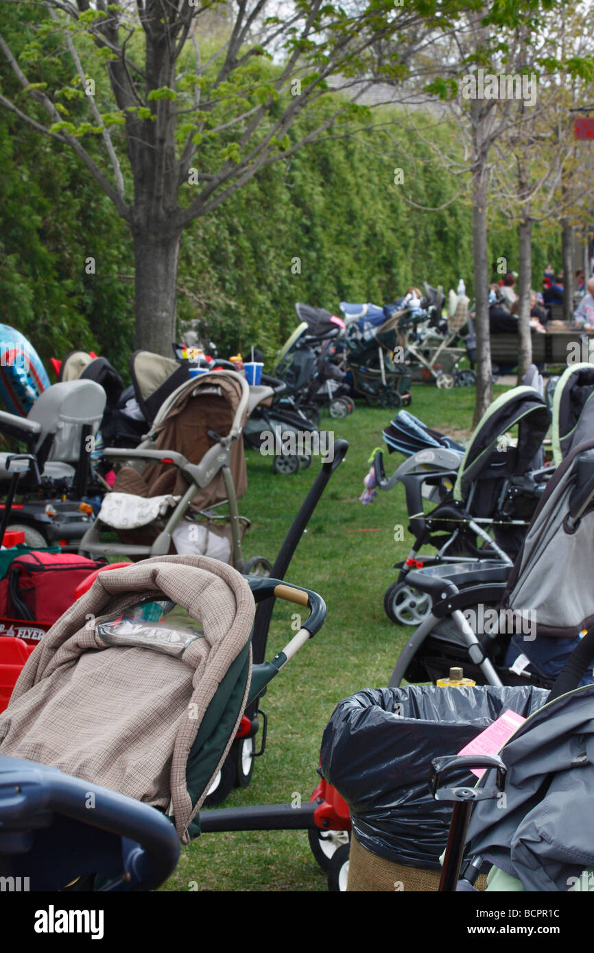 Stroller parking lot hi-res stock photography and images - Alamy