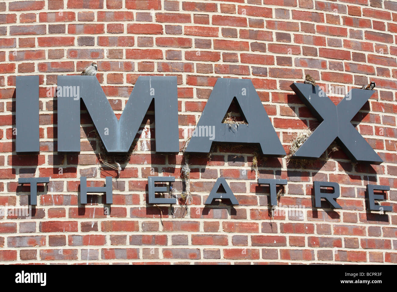 American IMAX theater wall Greenfield Village Dearborn Michigan in USA ...