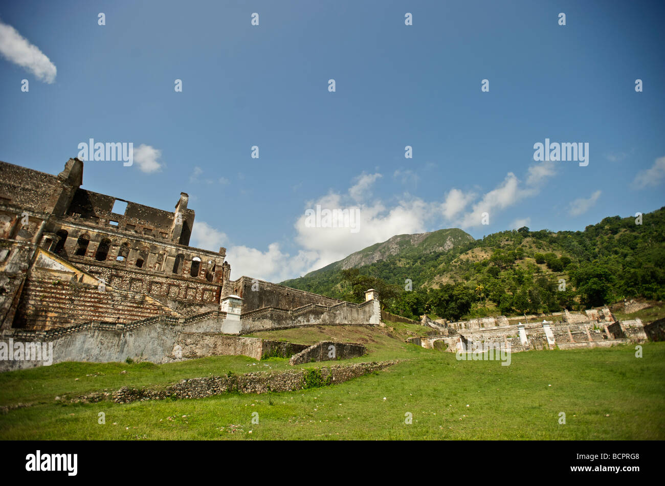 The ruins of the Palace de Sans Souci, near Milot, Haiti, shown here on ...