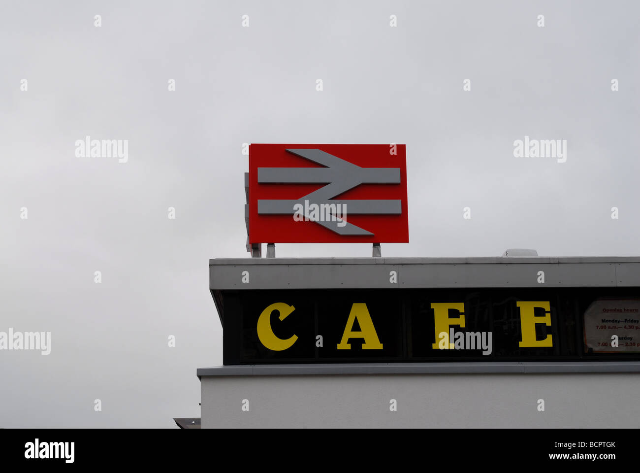 British rail logo station hi-res stock photography and images - Alamy