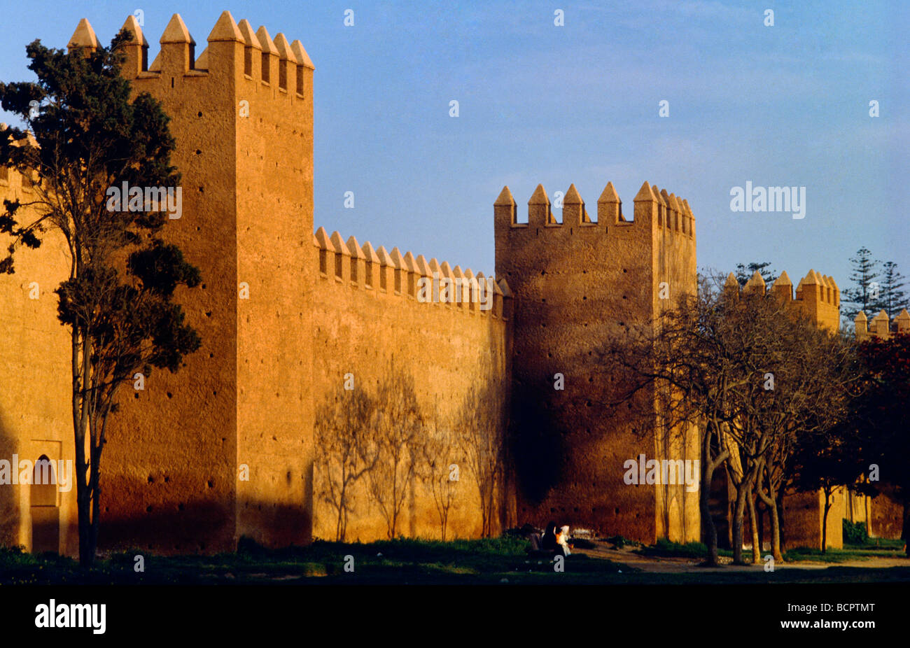 Rabat Morocco City Wall Almohad Architecture Stock Photo - Alamy