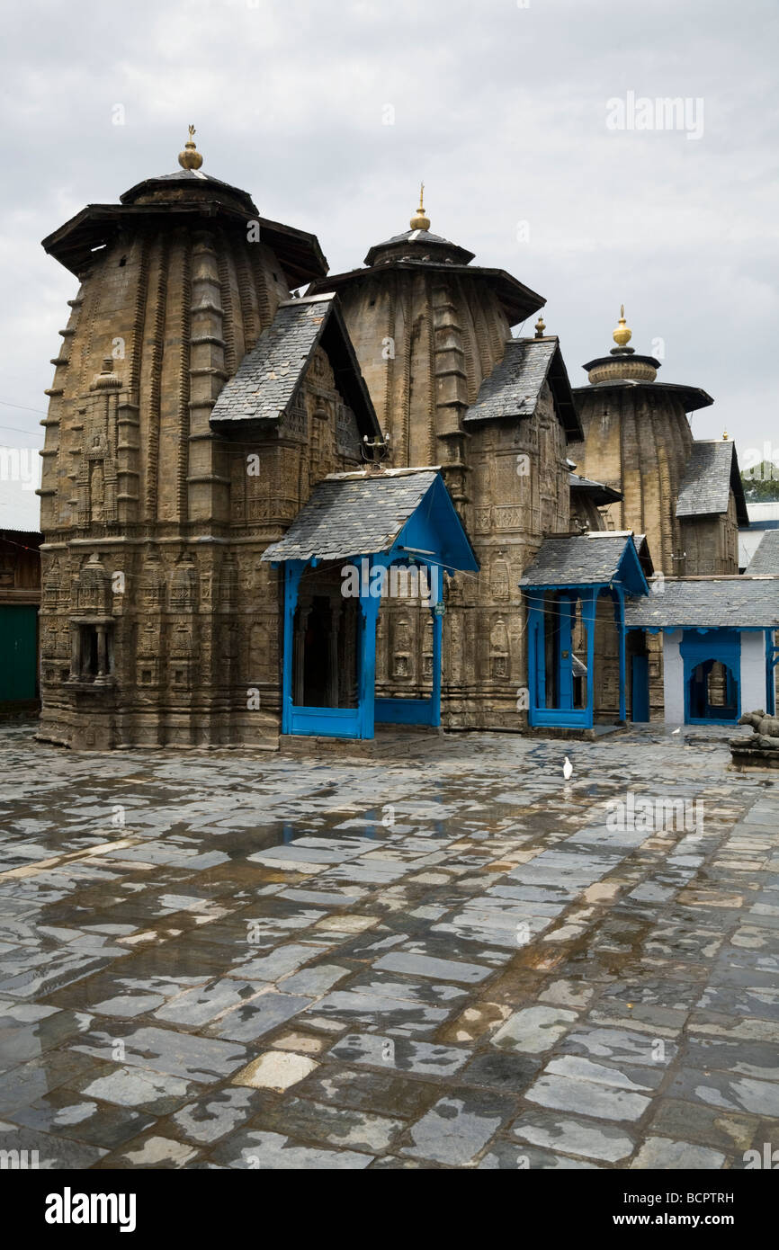 Sikhara towers in the Laxmi Narayan Temple complex. Chamba, Himachal ...