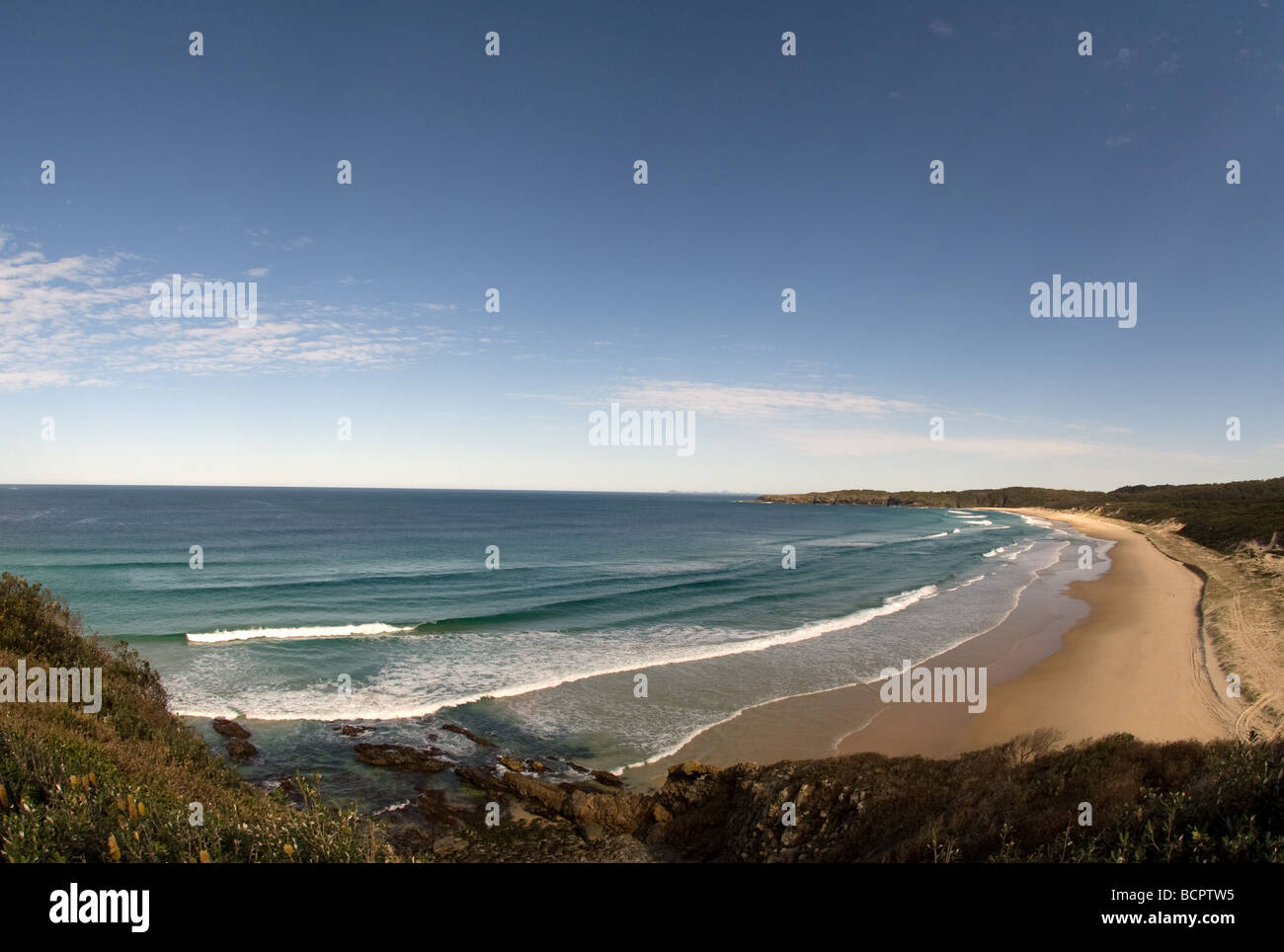 Lighthouse Beach Seal Rocks New South Wales Australia Stock Photo - Alamy