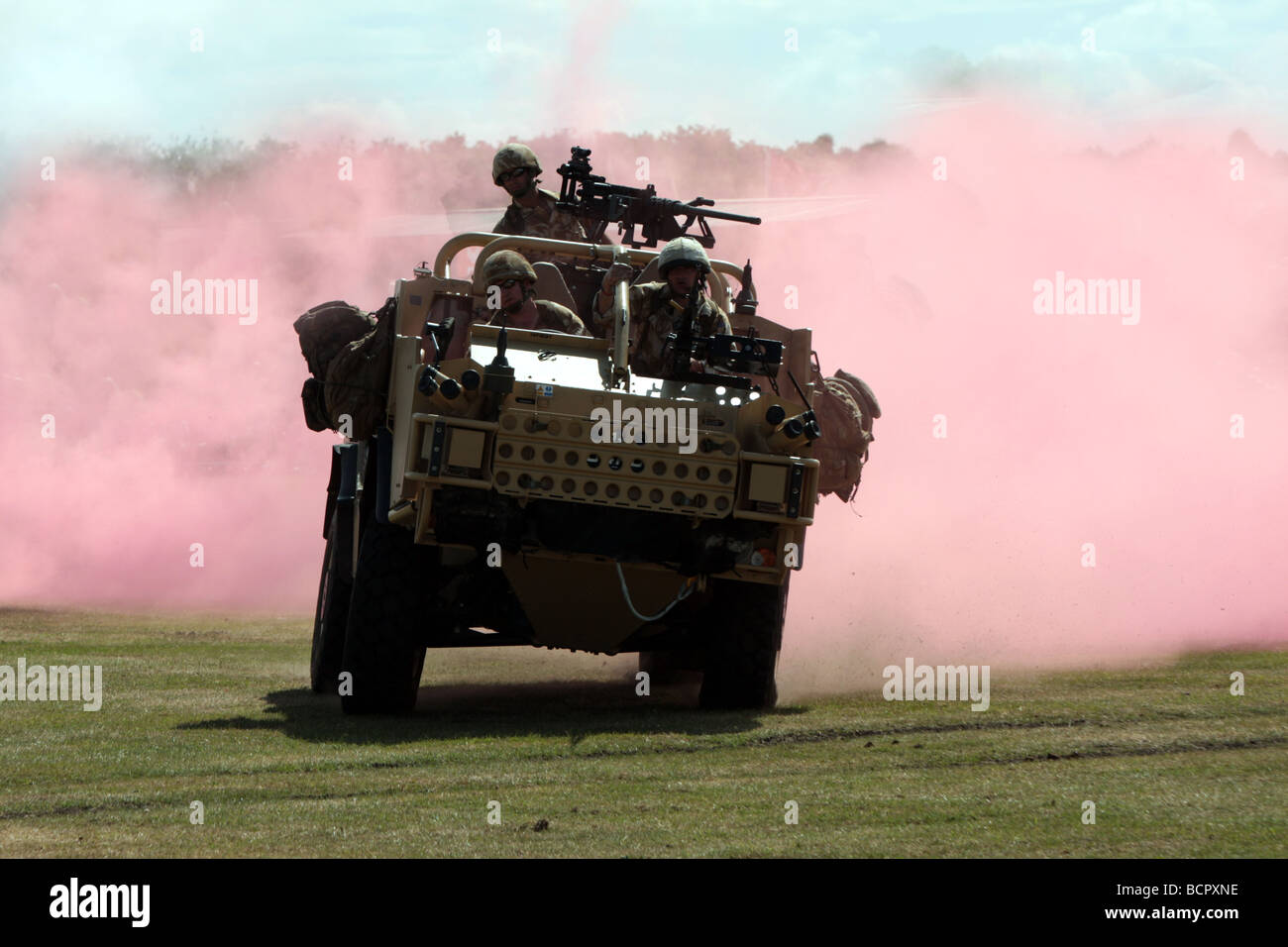 British Army Land Rover Stock Photo - Alamy
