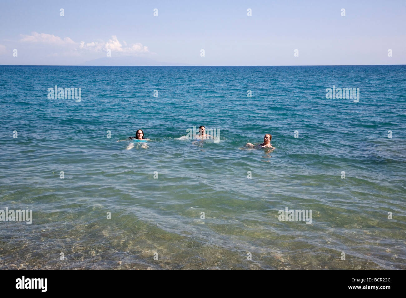 Male and female ocean swimmers hi-res stock photography and images - Alamy