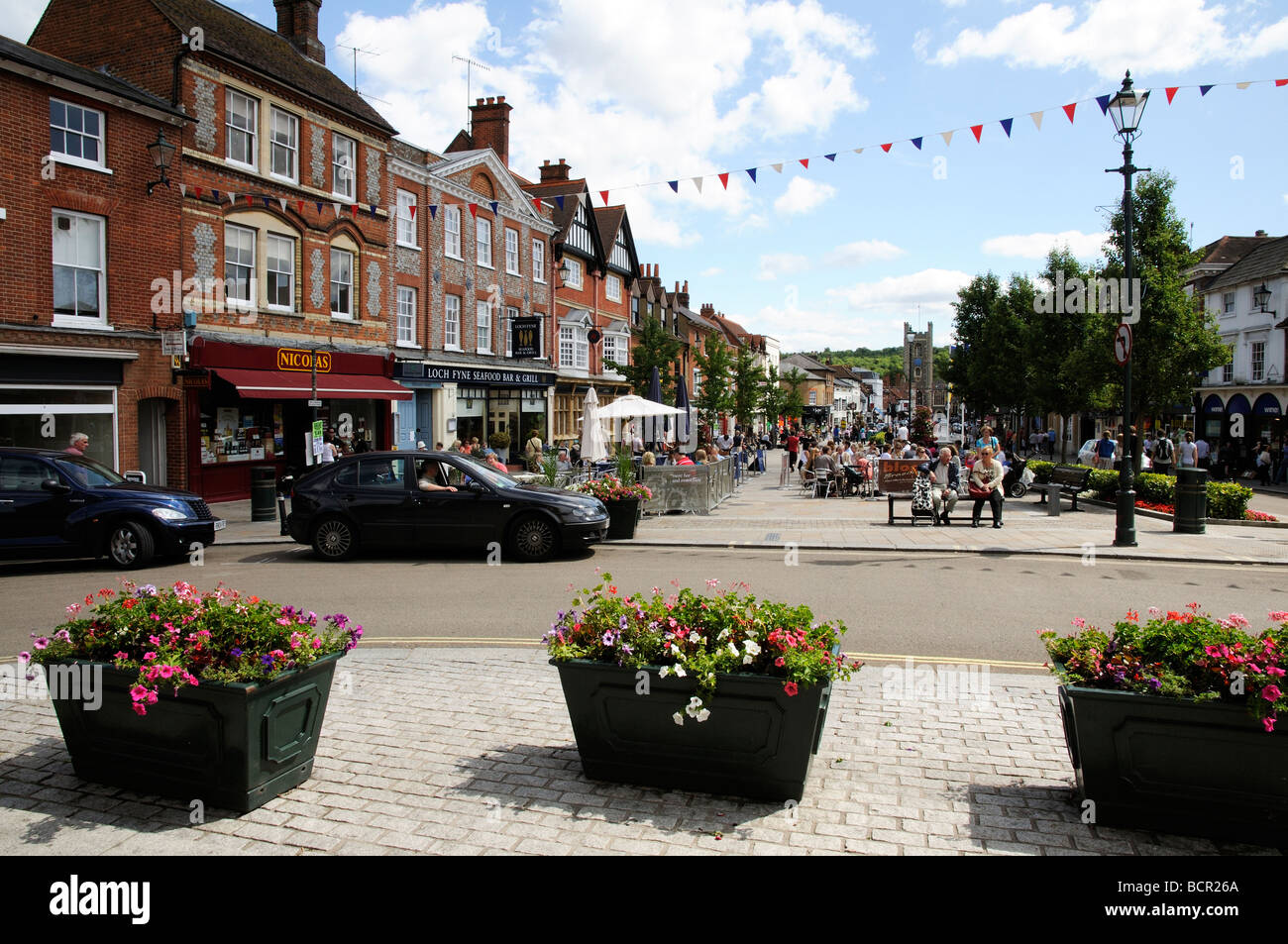 Henley on Thames Oxfordshire England UK Town centre Stock Photo - Alamy