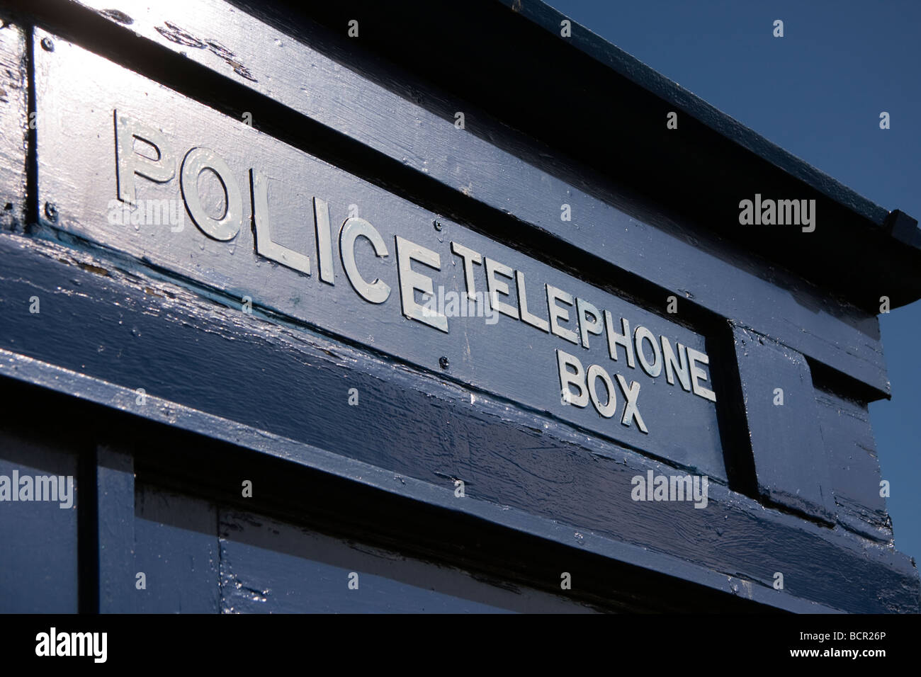 Police Telephone box, Scarborough Stock Photo - Alamy